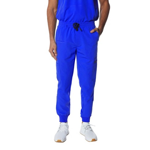 Members Only Men's London Jogger Scrub Pants-royal Blue-medium : Target