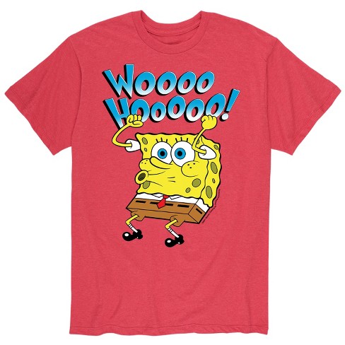 Men's Spongebob Squarepants Woooo Hoooo! Short Sleeve Graphic T-shirt ...