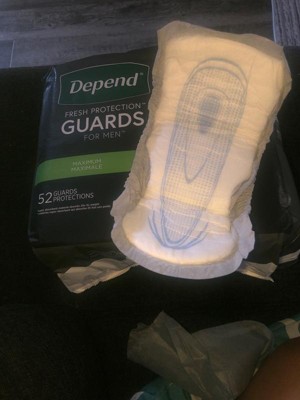 Depend Guards/incontinence Bladder Control Pads For Men - Maximum ...