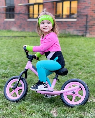 Mobo Explorer 12" Kids' Balance Bike - Pink : Target