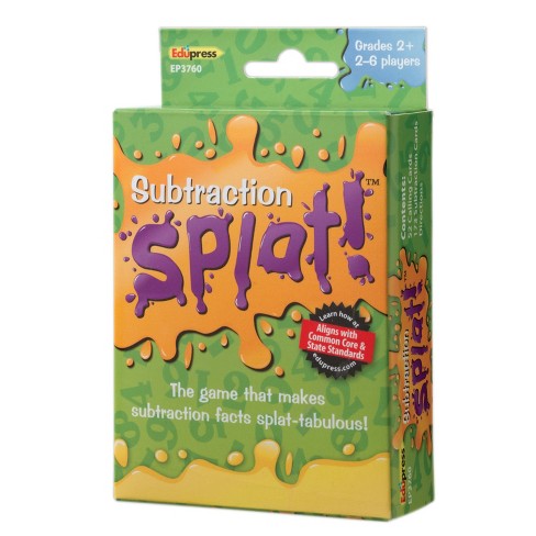 Edupress Subtraction Splat! Card Game : Target