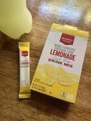 Lemonade Sugar-free Drink Mix - 10ct - Market Pantry™ : Target