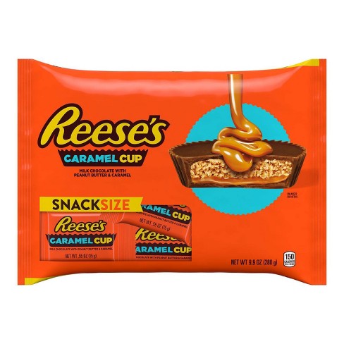 Reese's Milk Chocolate Peanut Butter Cups With Caramel - 9.9oz : Target