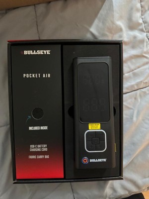 Bullseye Pocket Air Tire Inflator 4000mAH Rechargeable Electric Air ...