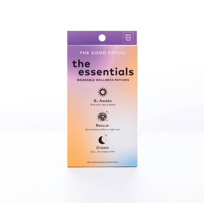 The Good Patch The Essentials Plant-based Vegan Wellness Patch - 12ct ...