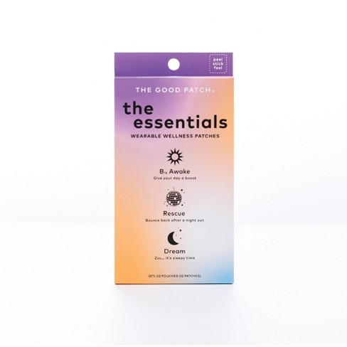 The Good Patch The Essentials Plant-based Vegan Wellness Patch - 12ct : Target