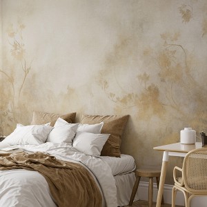 Veer Decor Golden Ember Beige Wall Mural : Target