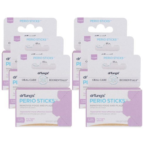 Dr. Tung's Perio Sticks Extra Thin - Case Of 6/100 Ct : Target