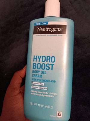 Neutrogena Hydro Boost Hydrating Body Gel Cream With Hyaluronic Acid ...