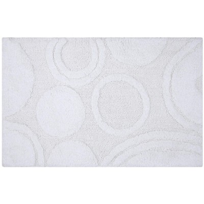 Orbit Bath Rug 220 GSF Soft Plush Cotton Non Skid Back White By ...