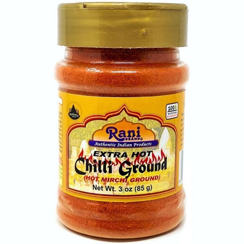 Extra Hot Chilli Powder - 3oz (85g) - Rani Brand Authentic Indian ...