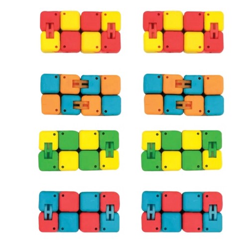 Click & Erase! Infinity Cube Erasers (6 Pack) - Fun Fidget Toy ...