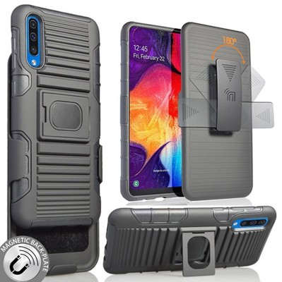 Nakedcellphone Combo for Samsung Galaxy A50 - Ring Grip/Stand Case and ...