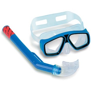 Swimline Youth Tetra Thermotech Mask and Snorkel Set - 12" - Blue : Target