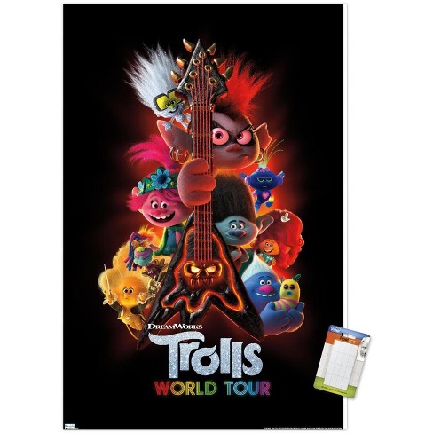 Trends International Dreamworks Trolls 2 - One Sheet Unframed Wall ...