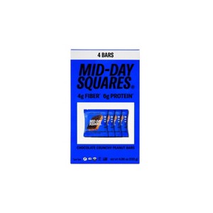 Mid-Day Squares Crunchy Peanut Functional Snack Bar - 1.03oz : Target