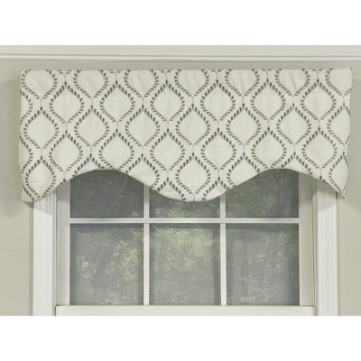Go Getter Cornice 3" Rod Pocket Valance 50" X 17" Moonstone By Rlf Home ...