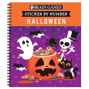 Brain Games - Sticker by Number: Halloween - by Publications ...