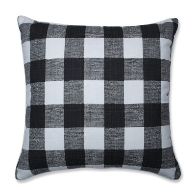 25" Setra Stone Floor Pillow Black - Pillow Perfect : Target