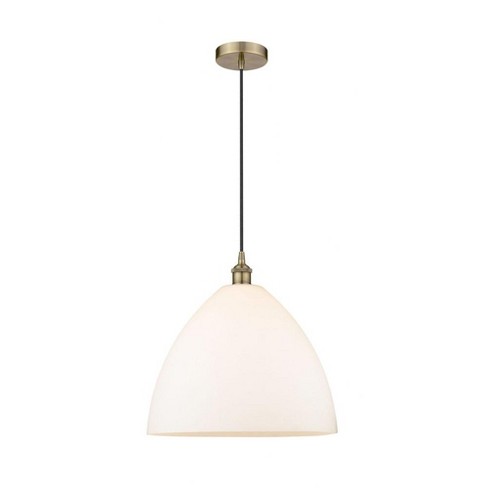 Innovations Lighting Edison Dome 1 - Light Pendant In Antique Brass ...