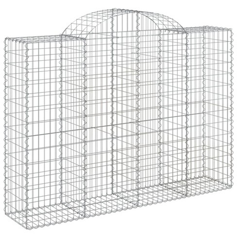 Vidaxl Arched Gabion Basket 78.7"x19.7"x55.1"/63" - Durable Galvanized ...