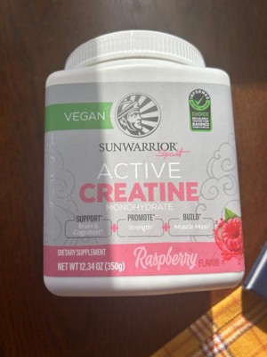 Sunwarrior Active Creatine Powder, Raspberry Flavor, 350gm : Target