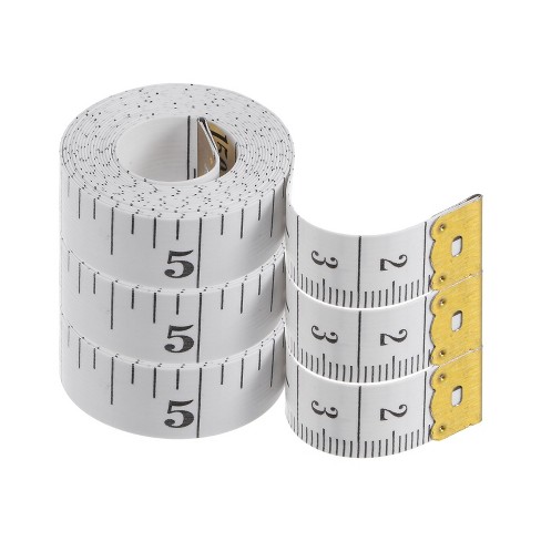 Unique Bargains Flexible Durable Fiber Double Scale Measuring Rulers 3 ...