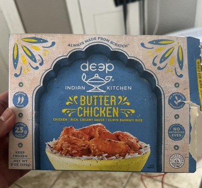 Deep Indian Kitchen Gluten Free Frozen Butter Chicken With Rice - 9oz ...