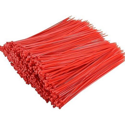 Bolt Dropper 12 Inch Zip Cable Ties-pack Of 1000, Red : Target