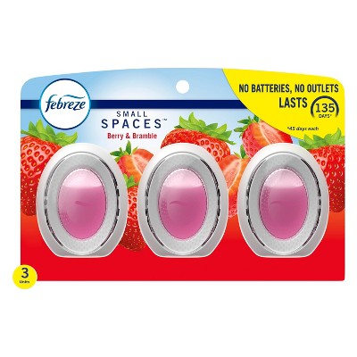 Febreze Small Spaces Air Freshener - Berry & Bramble - 2.25 Fl Oz/3pk ...