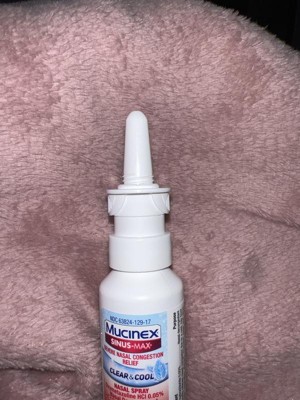 Mucinex Sinus Nasal Spray Decongestant- 0.75 Oz : Target