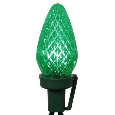 Vickerman 25 Red-green Ceramic C7 Led Light On Green Wire, 16 ...