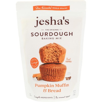 Jesha’s Sourdough Muffin Mix Pumpkin - Case Of 6 - 8.2 Oz : Target