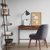 Loring Wood Writing Desk With Drawers And Charging Station - Threshold ...