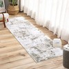 Modern Abstract Rug Machine Washable Printed Rug Soft Foldable Accent ...