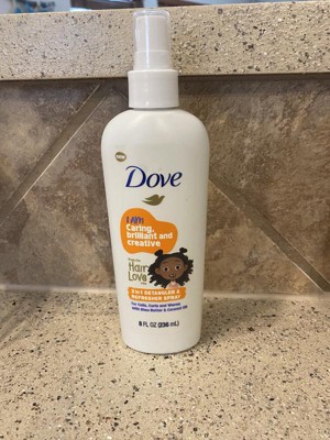 Dove Beauty Kids' 2-in-1 Detangler & Refresher Spray For Coils, Curls ...