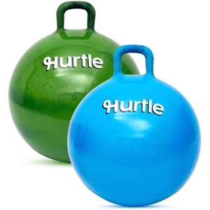 Hurtle 20 Inch Marble Hopper Ball Set with Handles, Pump & Cones – Kids ...