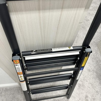Birdrock Home 3 Step Slim Aluminum Step Ladder - Black : Target