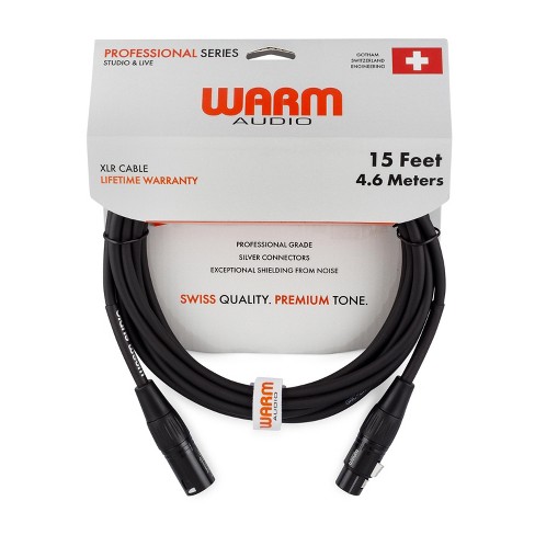Warm Audio Pro Series Xlr Female To Xlr Male Microphone Cable - 15-foot ...
