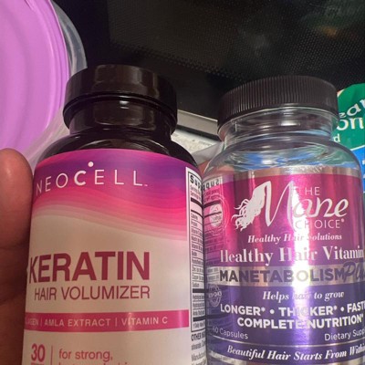 Neocell Keratin Hair Volumizer For Strong Lustrous Hair, Collagen And ...
