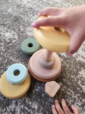 Toy Rainbow Wooden Ring Stacker - 8pc - Hearth & Hand™ With Magnolia ...