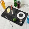 True Bar Mat, Multipurpose Black Silicone Cocktail Prep Station, Rimmer ...