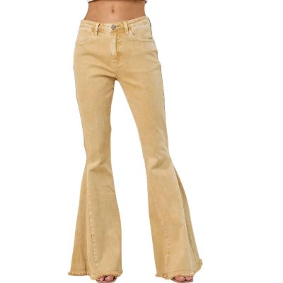 Women's Flared Denim Pants - Wisteria Lane M : Target