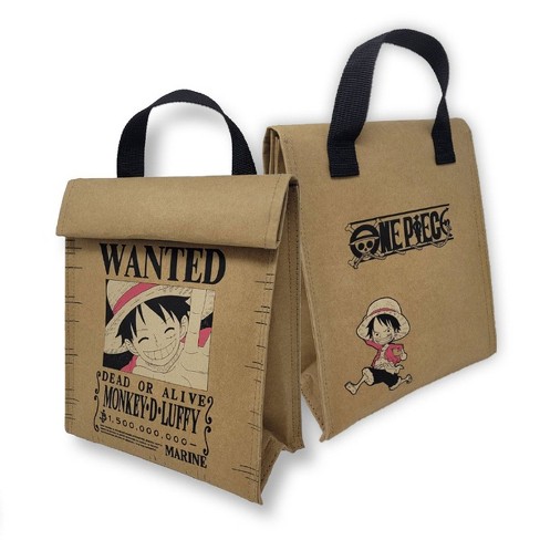 Ripple Junction X One Piece Monkey D Luffy Wanted Reusable Lunch Bag ...