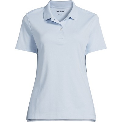 Lands' End School Uniform Women's Short Sleeve Feminine Fit Interlock ...