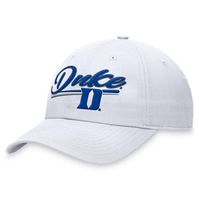 Ncaa Duke Blue Devils Unstructured Washed Cotton Twill Hat - White : Target