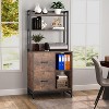 Tribesigns 2 Drawer File Cabinet, Vertical Filing Cabinet With ...