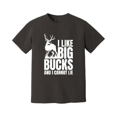 Simply Sage Market Men's I Like Big Bucks Short Sleeve Garment Dyed Tee ...