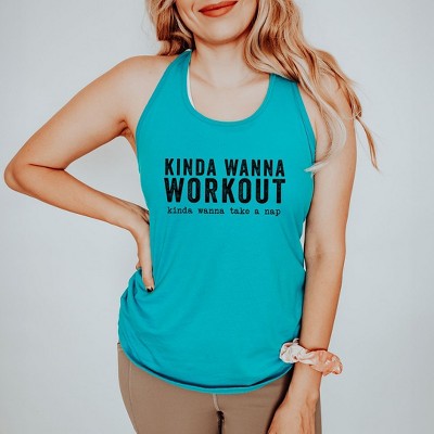 Simply Sage Market Women's Kinda Wanna Workout Kinda Wanna Take A Nap ...