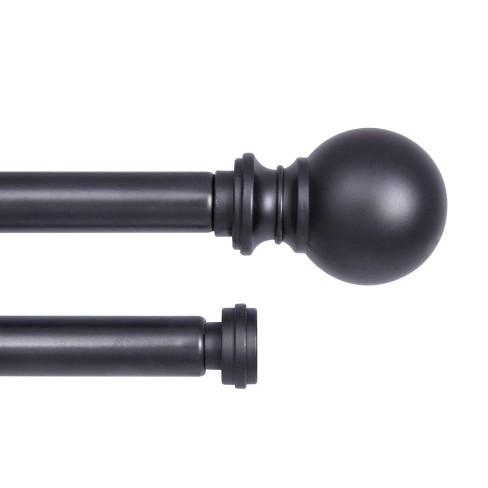 Kenney Wakefield 5/8" Standard Decorative Window Double Curtain Rod ...